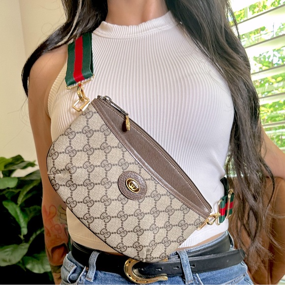 Gucci | Bags | Auth Gucci Ophidia Monogram Chest Bag Crossbody | Poshmark
